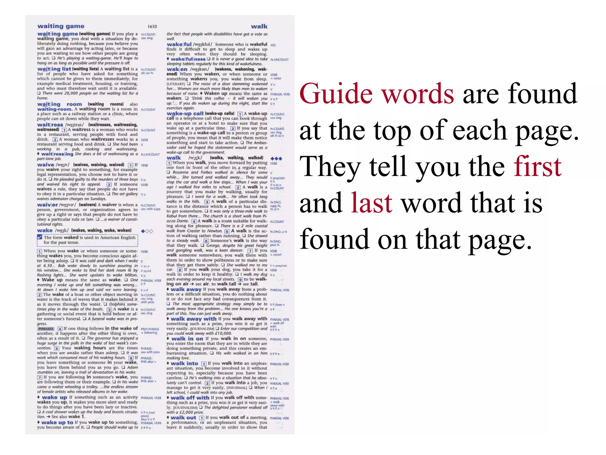 Using a Dictionary | PPT