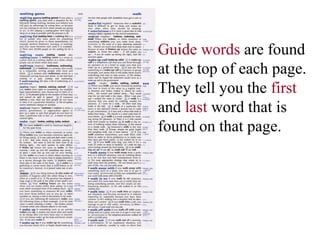 Using a Dictionary | PPT