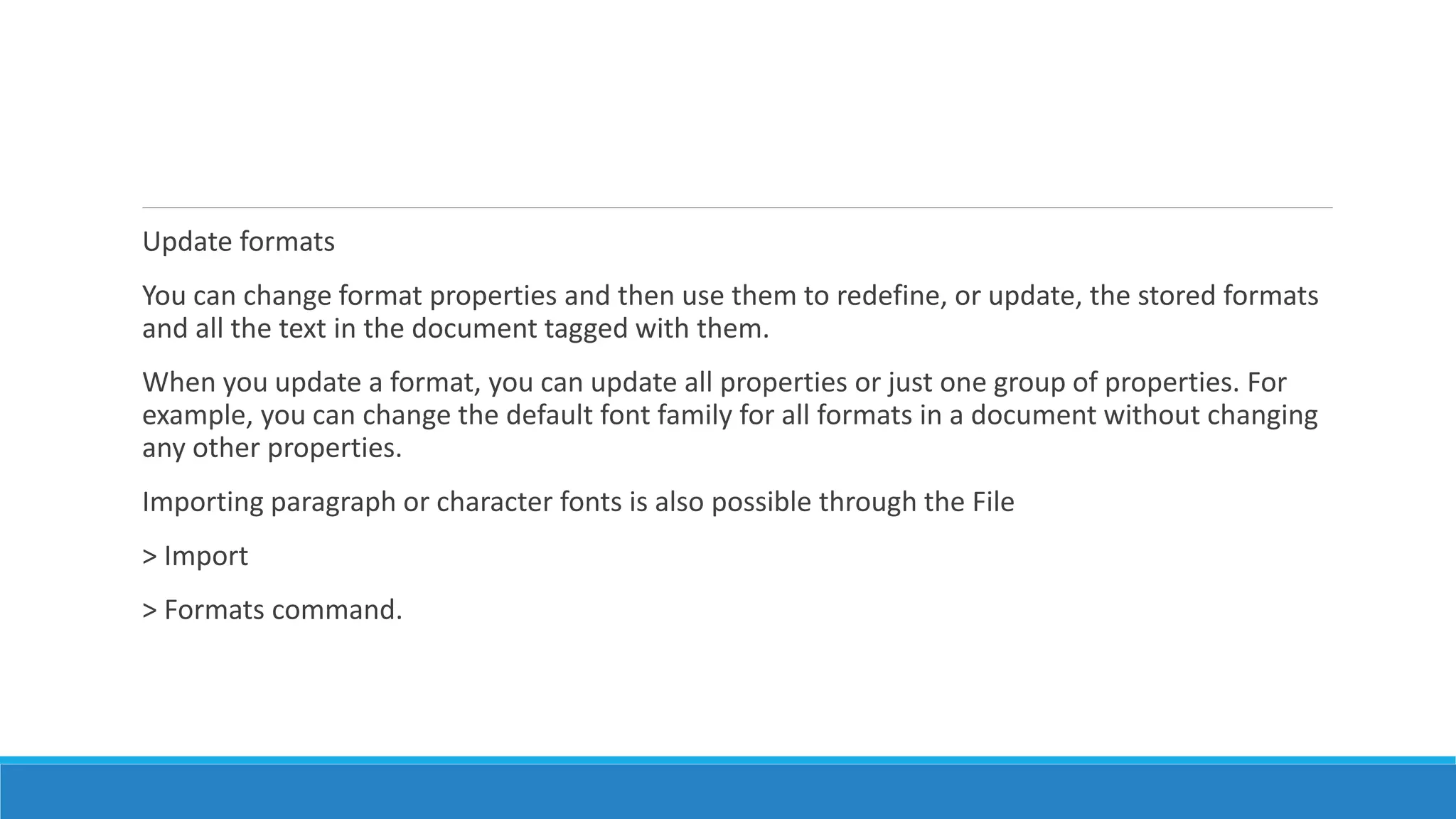 Using adobe® framemaker® 10 part 2 | PPTX | Desktop Publishing | Computer Software and Applications