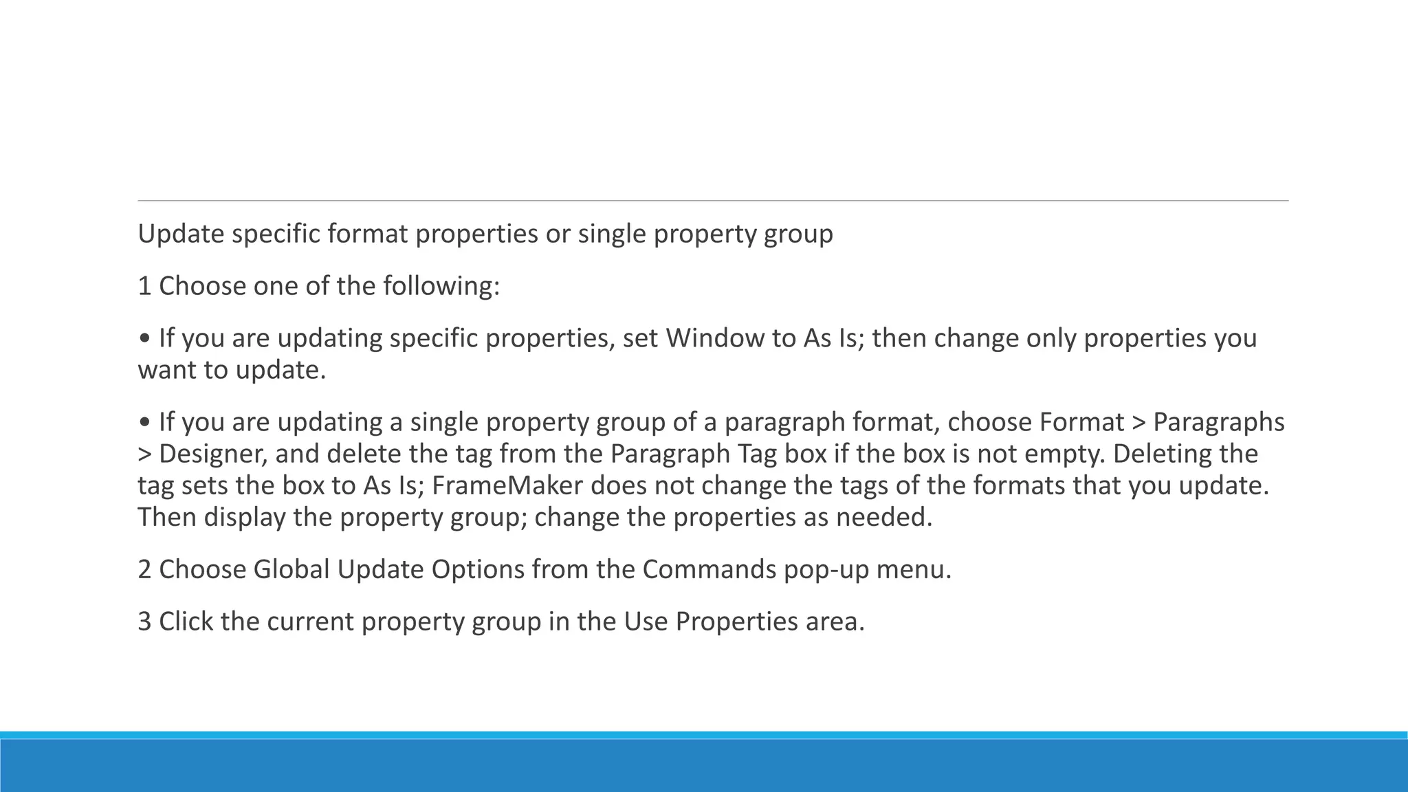 Using adobe® framemaker® 10 part 2 | PPTX | Desktop Publishing | Computer Software and Applications