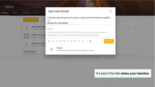 Using advice process (with Loomio) | PPT