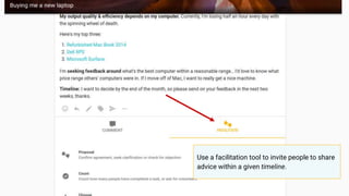 Using advice process (with Loomio) | PPT