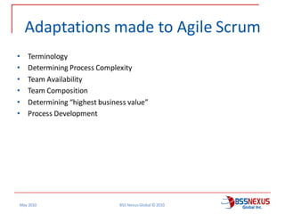 Using agile for business process design and development oct 19, 2010 ...