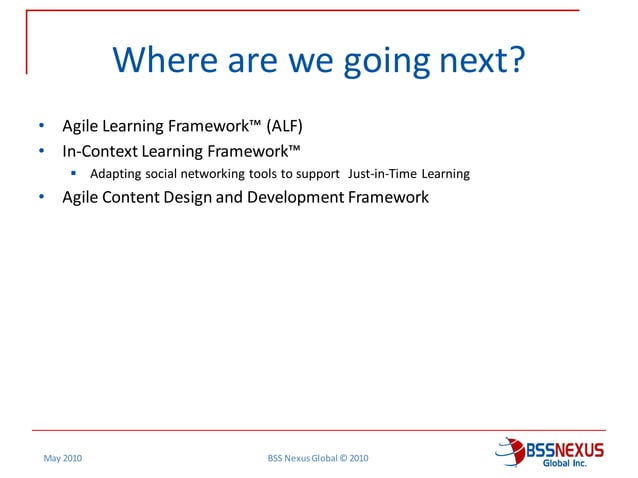 Using agile for business process design and development oct 19, 2010 ...