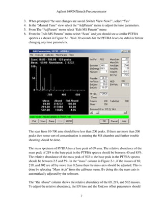 Using an Agilent 6890 GCMS with Entech Canister Sampler | PDF