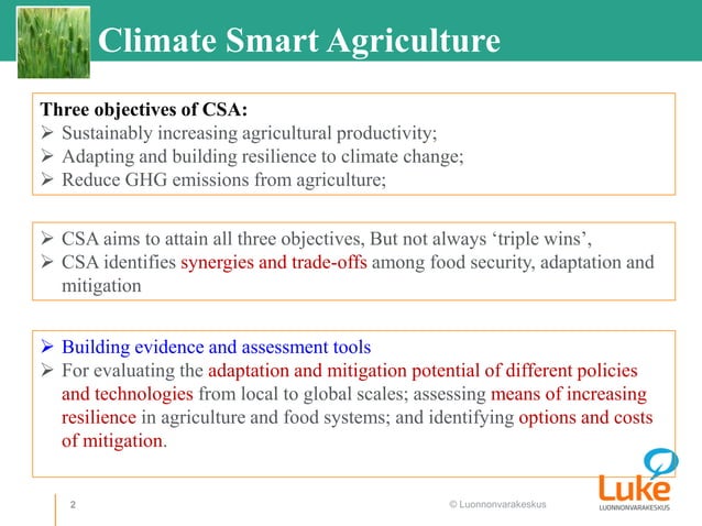 Using agroecosystem modelling to design climate smart agriculture | PDF