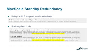 Using all of the high availability options in MariaDB | PPT