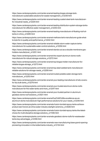 Using Aluminum Dome Covers as Floating Roofs.docx