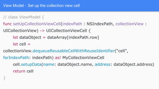 Using a model view-view model architecture for iOS apps | PPT