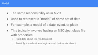 Using a model view-view model architecture for iOS apps | PPT