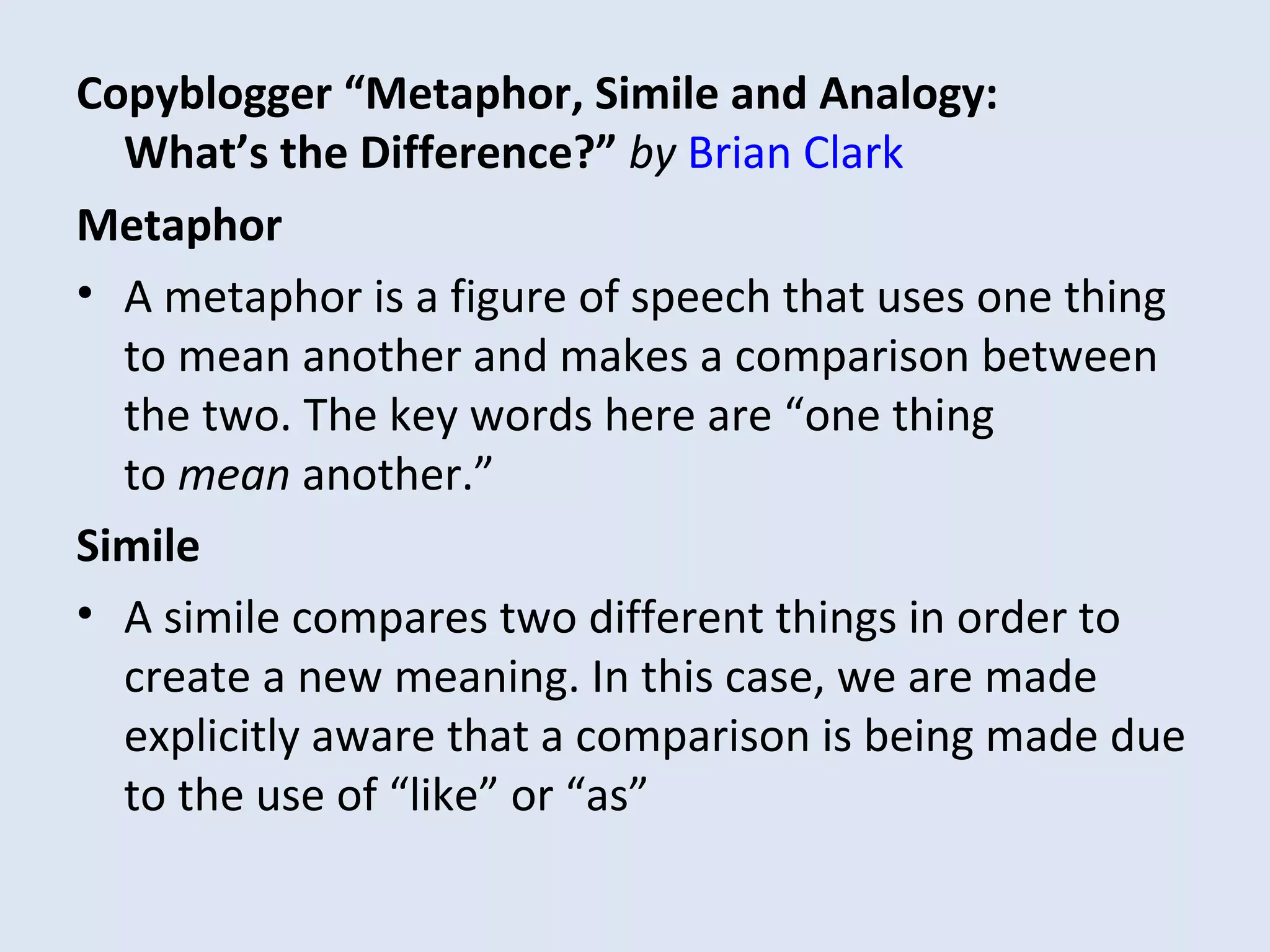 Using analogies to teach english language learners | PPT