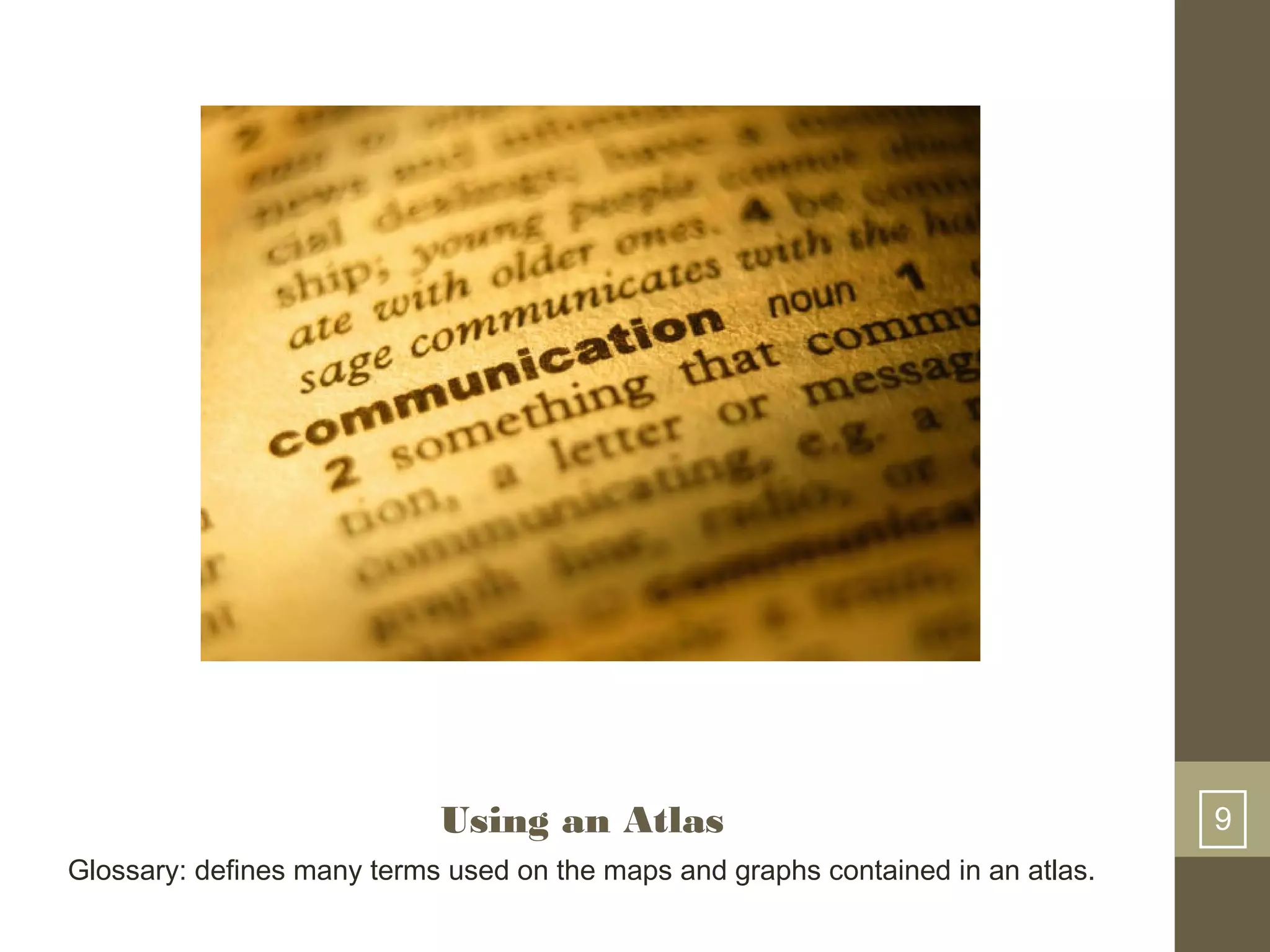 Map Skills I: Using An Atlas | PPT