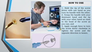 Using and Maintaining hand tools PPT.pptx
