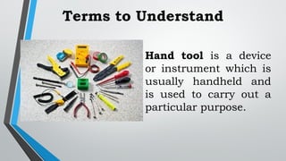 Using and Maintaining hand tools PPT.pptx