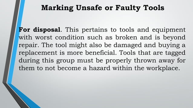 Using and Maintaining hand tools PPT.pptx | First Aid | Injuries