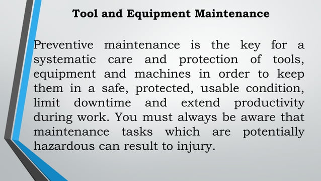 Using and Maintaining hand tools PPT.pptx | First Aid | Injuries