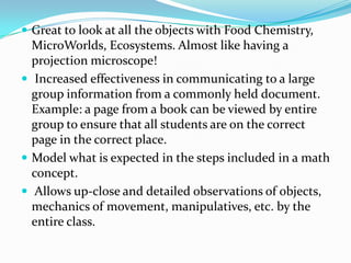 Using an elmo document camera in the classroom powerpoint | PPTX