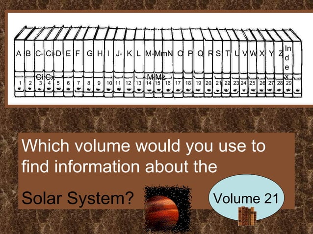 Using an encyclopedia | PPT