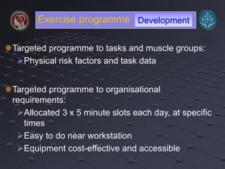 Using an exercise programme to prevent work-related upper limb ...
