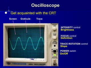 Using an oscilloscope | PPT