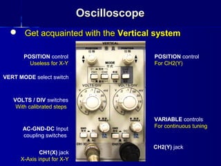 Using an oscilloscope | PPT