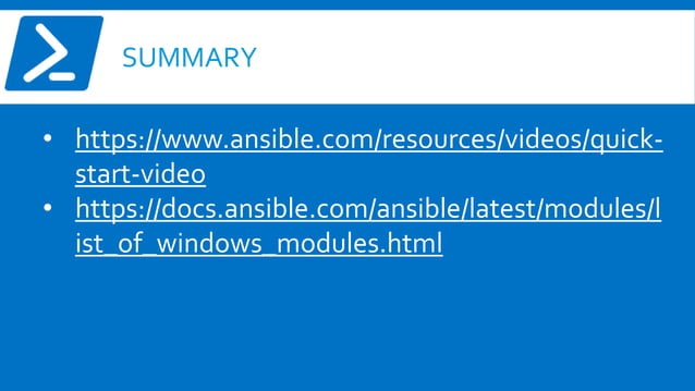 Using Ansible and PowerShell Together | PPTX | Cloud Computing | Internet