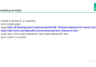 Using ansible to manage cloud platform by Accelerite | PDF