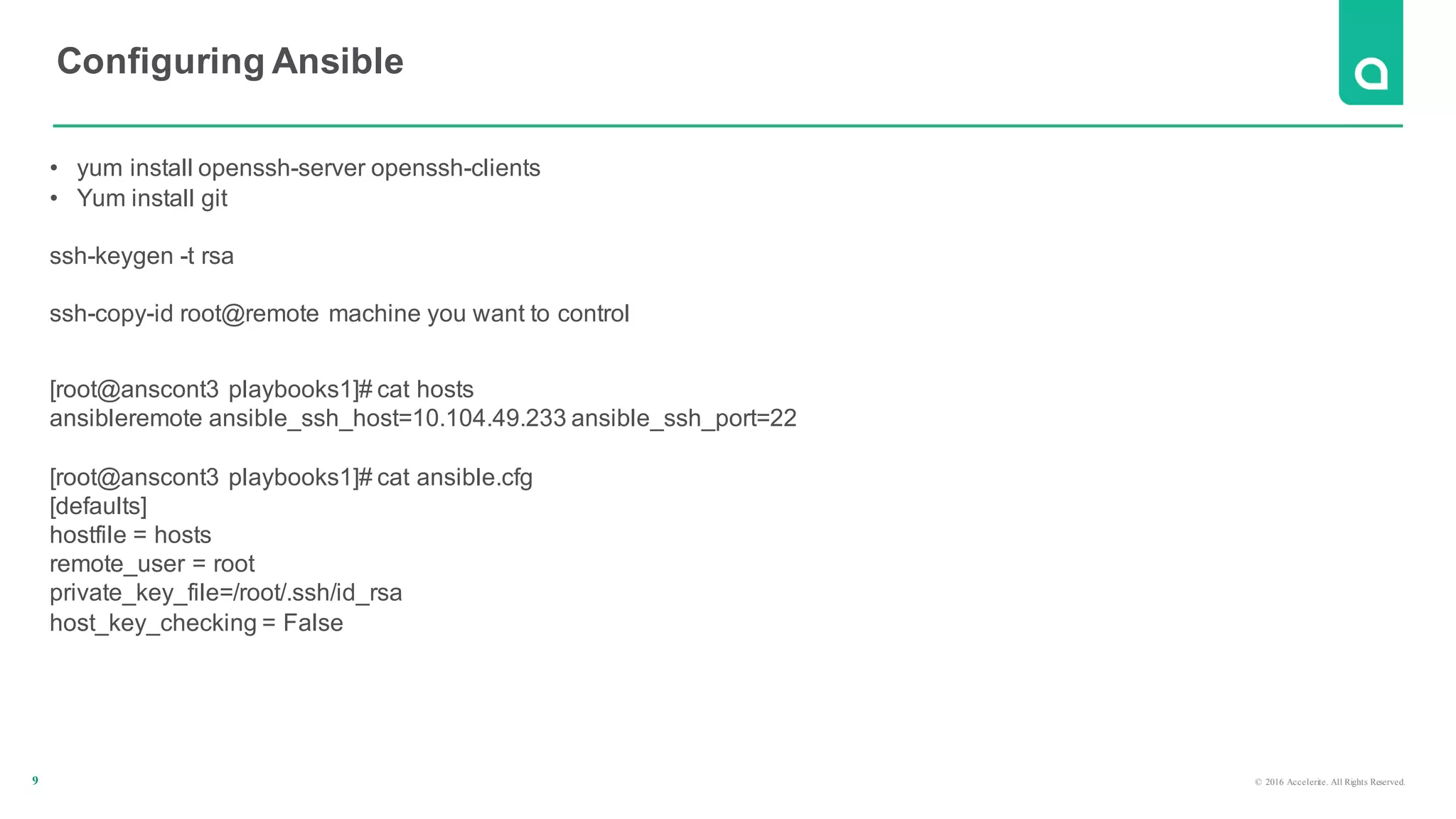 Using ansible to manage cloud stack | PPT