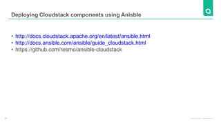 Using ansible to manage cloud stack | PPT