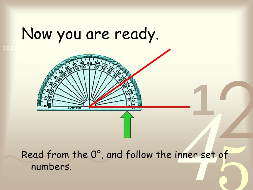 Using A Protractor