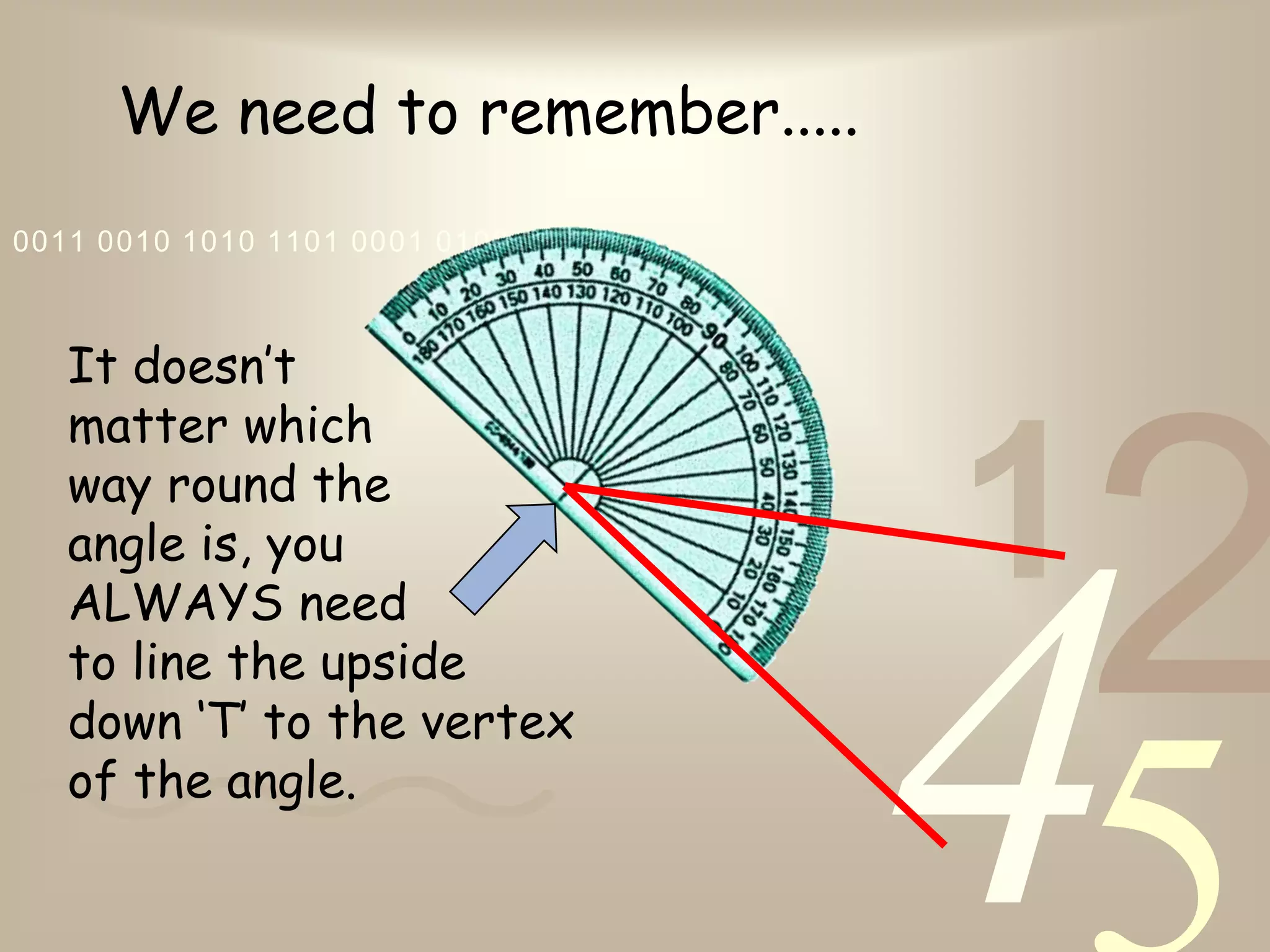 Using a protractor | PPTX