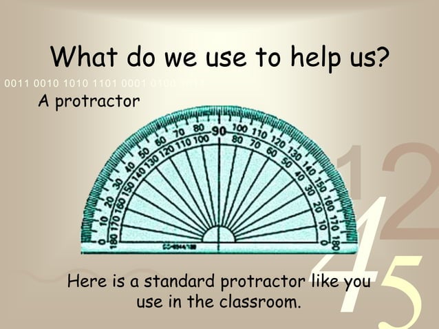 Using a protractor | PPTX