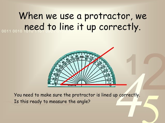 Using a protractor | PPTX