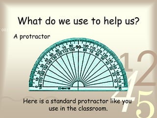 Using a protractor | PPT
