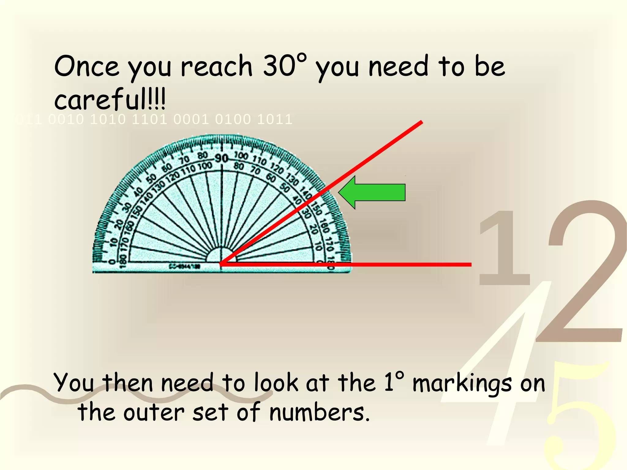Using a protractor | PPT