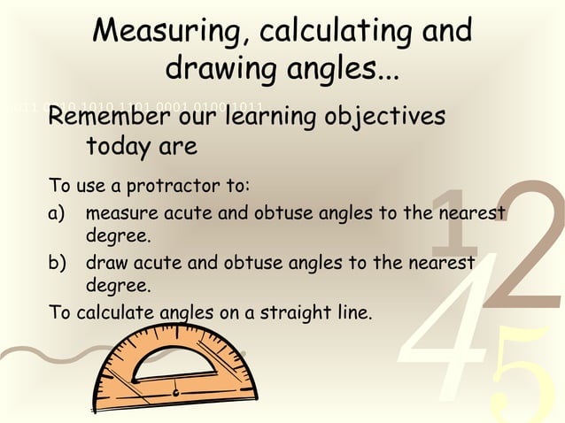 Using a protractor | PPT