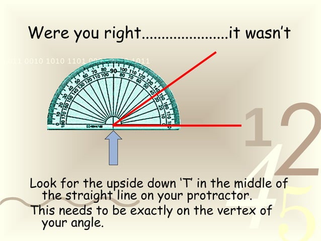 Using a protractor | PPT