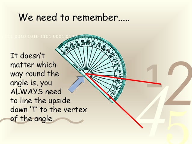 Using a protractor | PPT