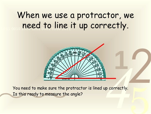 Online Protractor Upside Down