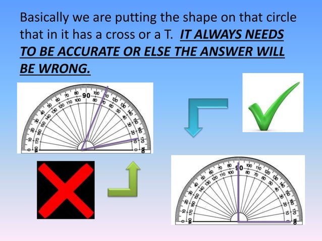 Using a protractor | PPTX