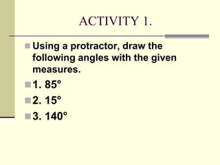 Using a Protractor | PPT