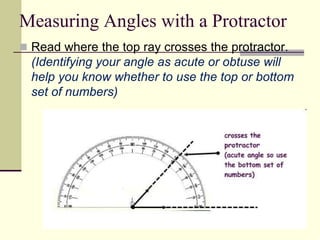 Using a Protractor | PPT