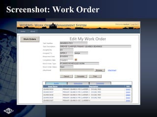 Using ArcGIS Server to Support Work Order Management and Facility ...
