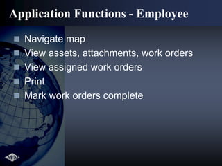 Using ArcGIS Server to Support Work Order Management and Facility ...