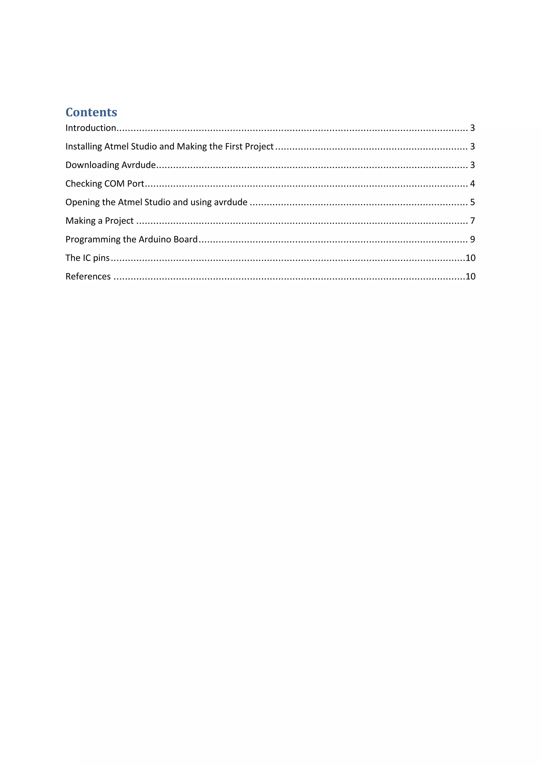Microcontroladores: Uso de placas Arduino en Atmel Studio | PDF