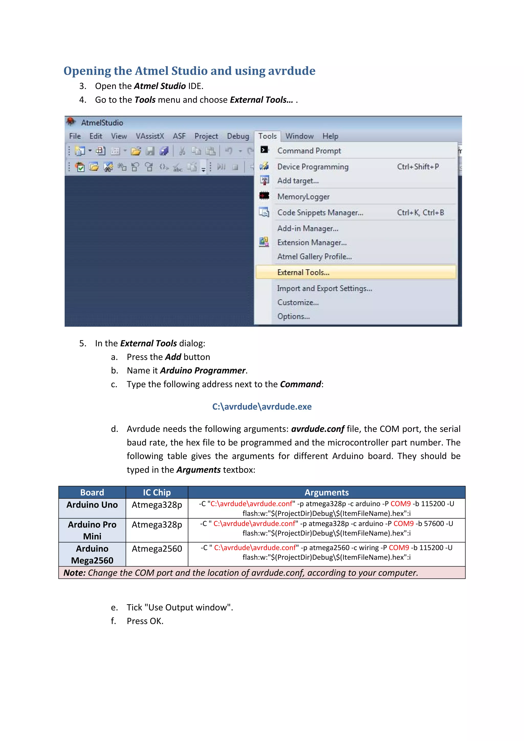 Microcontroladores: Uso de placas Arduino en Atmel Studio | PDF