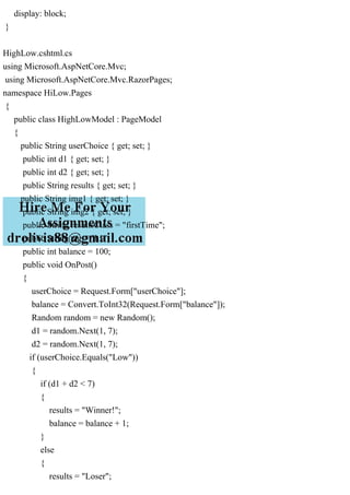 Using ASP.NET create a page to play Rock Paper and Scissors agains.pdf