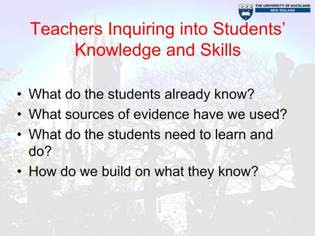 Using assessment data for improving teaching practice acer conference 2009 ppt | PPTX