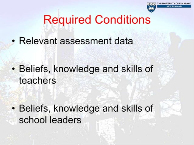 Using assessment data for improving teaching practice acer conference ...