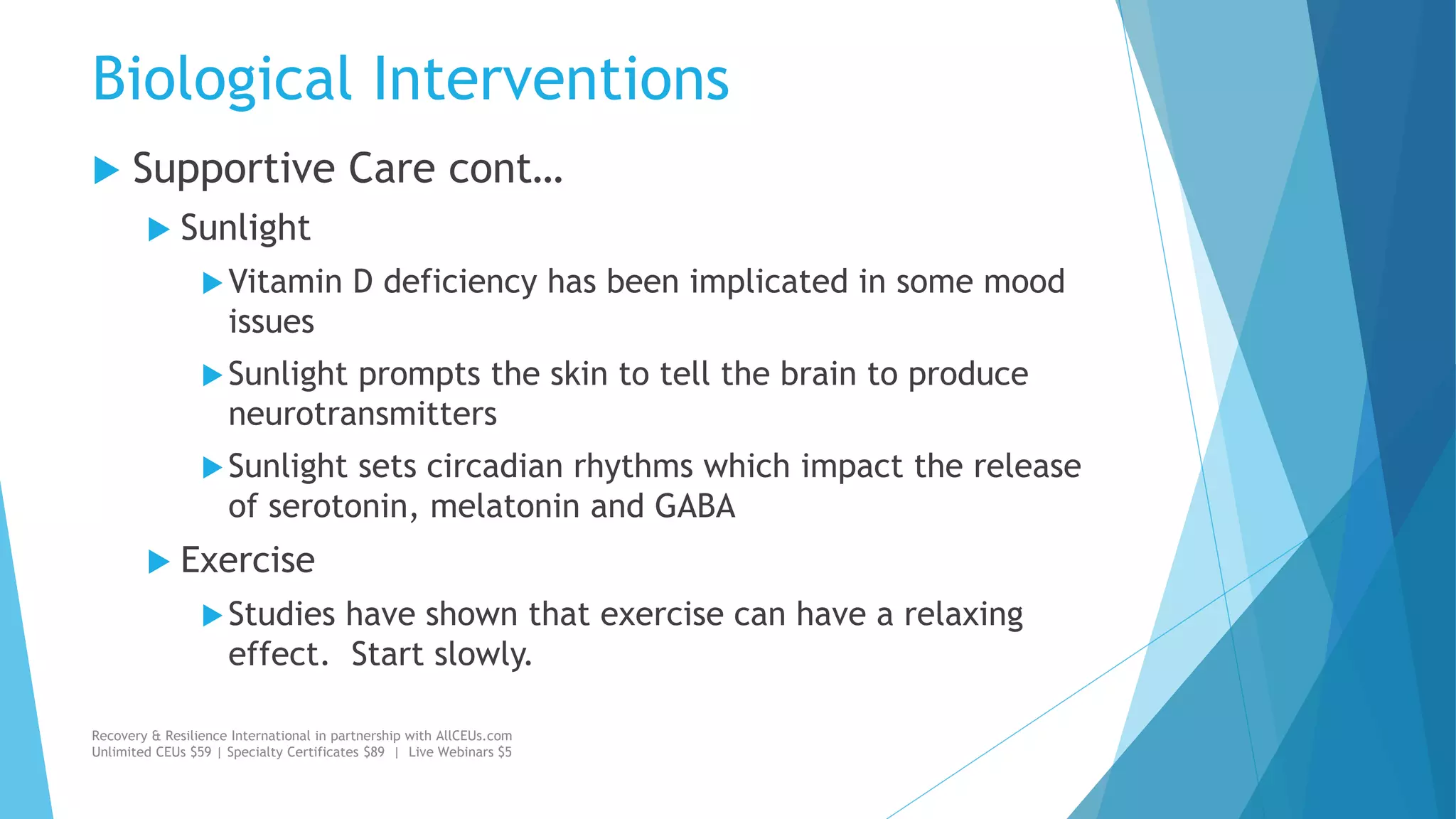 Using a strengths based biopsychosocial approach to addressing anxiety ...